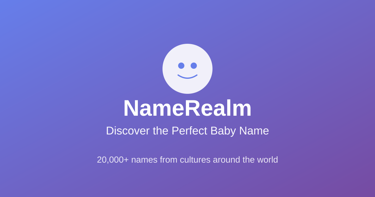 NameRealm - Discover the Perfect Baby Name
